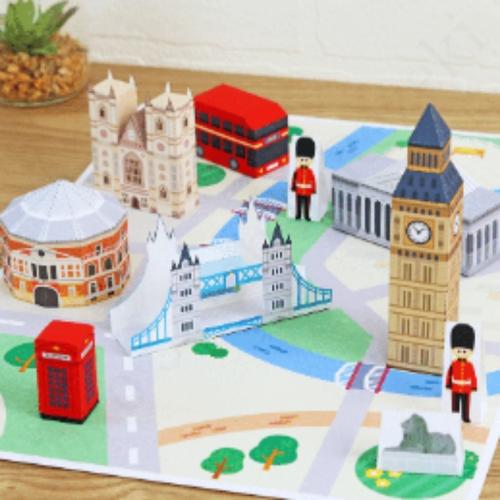 Jual Paper Craft Diorama Kota London Papercraft Miniature World ...