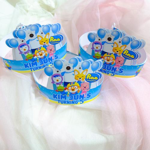 Jual Topi Ulang Tahun / Hiasan Kepala Birthday tema Pororo - Jakarta ...