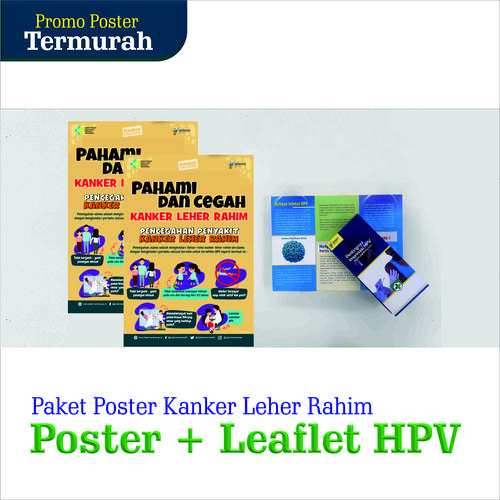 Jual Leaflet / Brosur Imunisasi HPV - Poster+25Leafle - Kab. Sleman ...