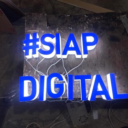 Jual Huruf timbul acrylic LED Signage Akrilik LED Custom Letterbox ...