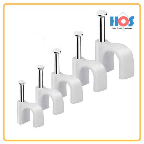 Jual Klem kabel listrik plastik paku beton Clamp Fort - 12mm - Kota ...