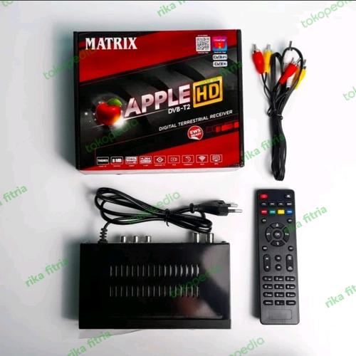 Jual Set Top Box Matrix Apple Merah DVB T2 Penerima Siaran Tv Digital ...