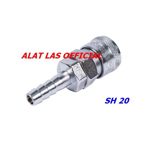 Jual Quick Coupler SH 20 Sambungan Selang Kompresor Recoil Cuk Kopler SH20 - Jakarta Barat ...