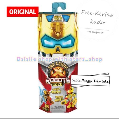 Jual Treasure X Robots Gold 15 Levels Collection Original / Figure ...