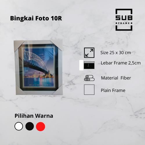 Jual Frame Foto / Bingkai / Pigura / Pigora Kaca 10R - Putih, polos ...