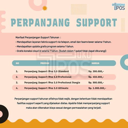 Jual Perpanjang Support iPos 5 - Pro Dongle - Kota Depok - RESTU ...