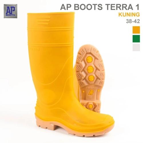 Jual Ap Boots Terra 1 Kuning Sepatu Safetg Boot Pvc Berkualitas ...