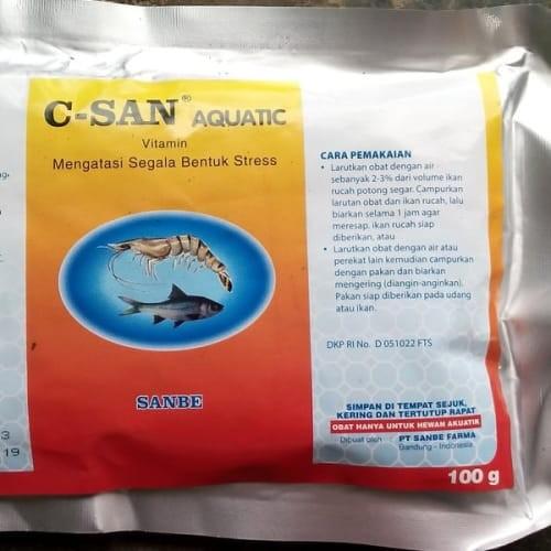 Jual C-San Aquatic Sanbe Vitamin C 100gr - Kota Tangerang - Veterindo ...