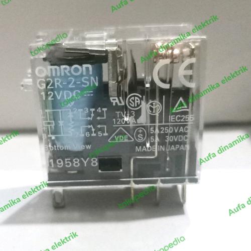 Jual G2R-2-SN 12vdc relay omron G2R 2 SN 12vdc - Kab. Bogor - Aufa Dinamika Elektrik | Tokopedia