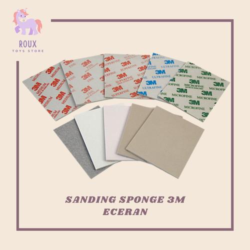Jual 3M SANDING SPONGE FULL SIZE - SAND PAPER AMPLAS - SUPER 500-600 ...