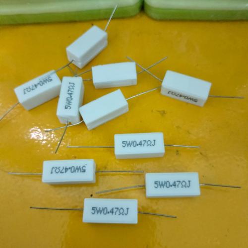 Jual Resistor 5w 0,47 ohm - Jakarta Barat - indorama electronic | Tokopedia