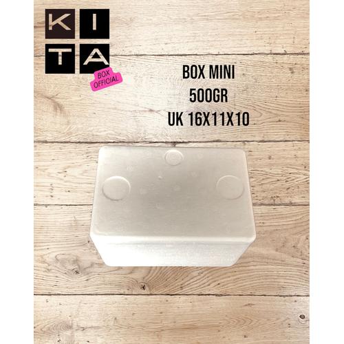 Jual BOX STYROFOAM MINI 500GR 16X11X10 KITABOX - Kota Depok - KITAbox ...