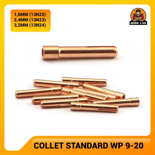 Jual Collet Tig Argon WP 9/20 ukuran 1,6mm 2,4mm 3,2mm - 1,6mm ...