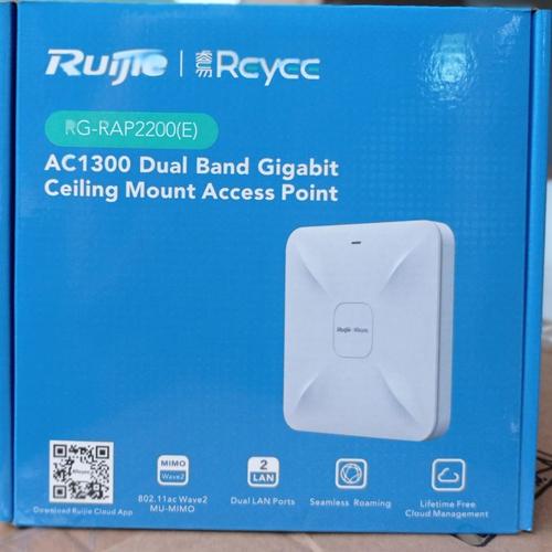 Jual Ruijie Reyee RG RAP2200(E) AC1300 Dual Band Gigabit Ceiling Mount ...