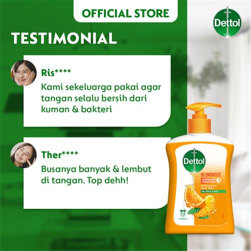 Promo Dettol Sabun Cuci Tangan Anti Bakteri Re-energize 200ml - Pouch - - Dettol, Vanish ...