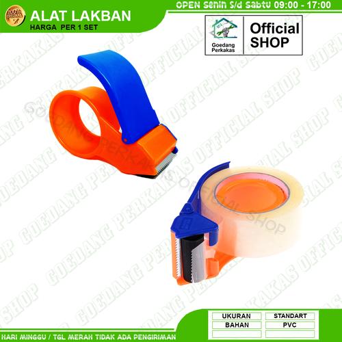 Jual Alat Lakban Dispenser Tape Cutter 1 Set lakban Tempat Lakban ...