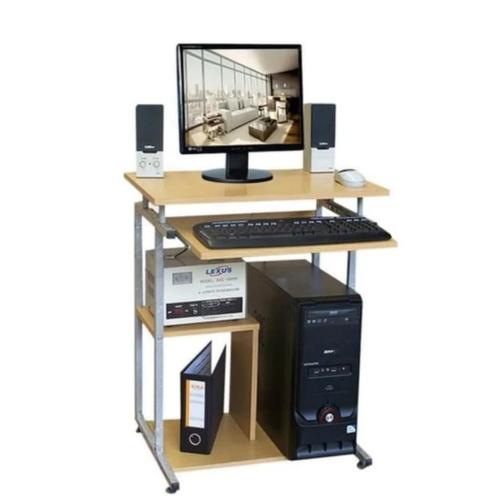 Jual Meja komputer kaki besi HUGA 904 - WALNUT - Kota Bekasi - HEAVENLY ...