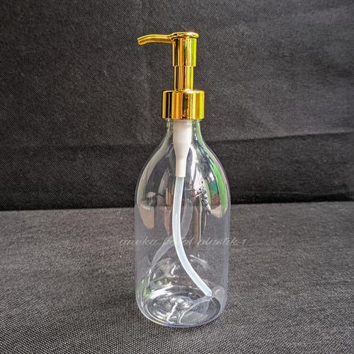Jual Botol Pump 300ml Clear Untuk Sabun Cair Pump Luxury Gold Silver - Tutup Gold - Kota Depok ...