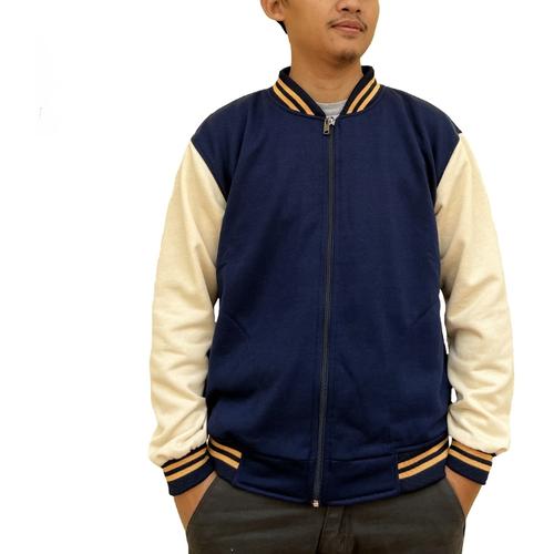 Jual Jaket Pria Varsity Baseball Jacket Premium Casual Big Size, L ...