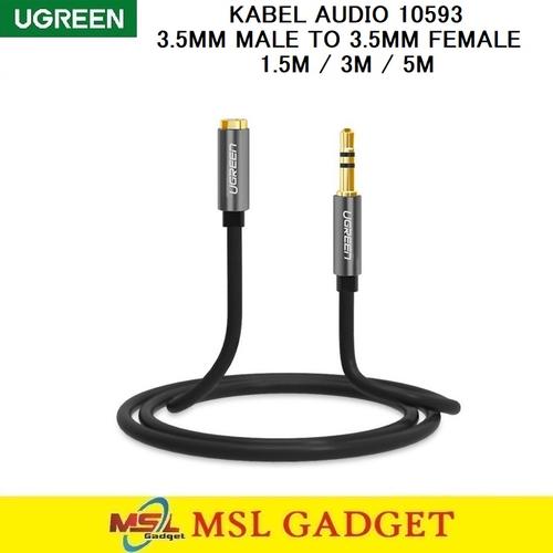 Jual UGREEN Kabel Audio Aux Extension Jack 3.5mm Male to Female Panjang ...