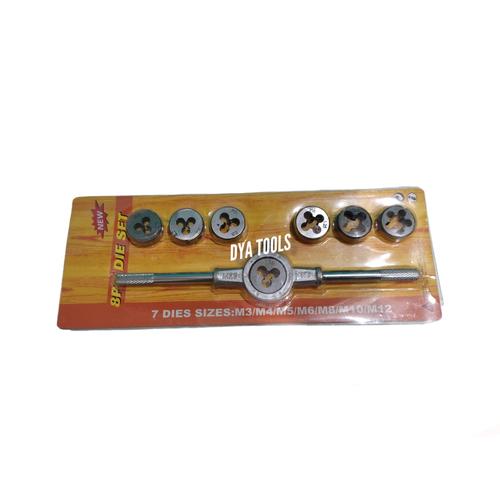 Jual Hand Die Set 8Pcs / Alat Pembuat Ulir Drat Luar / Alat Snai Senai ...