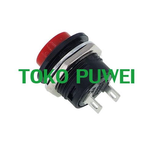Jual AC 125V 250V Red Momentary ON / OFF Push Button Switch R13-507 ...
