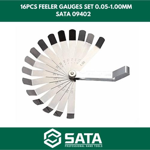 Jual SATA Feeler Gauge Fuller Gauge alat Pengukur Setelan Klep 09402 ...