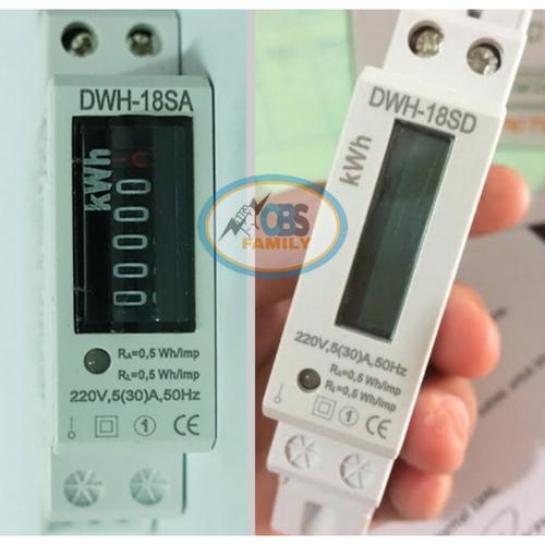 Jual DV KWH Meter Analog 1Phase 2Wire 5(30)A / Meteran Listrik DWH-18SA - Jakarta Pusat - CBS ...
