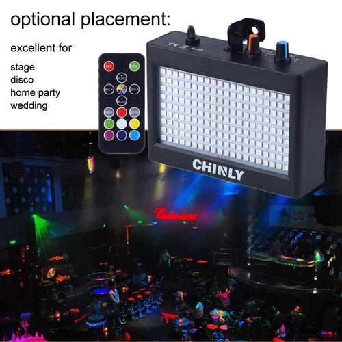 Promo Lampu LED Strobe Panggung Disco Mini Light DJ Bar Putih RGB ...