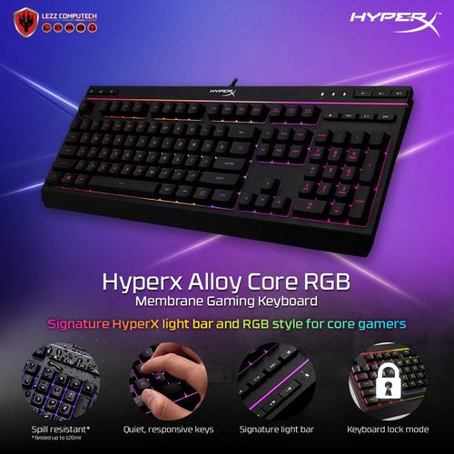 Promo HyperX Alloy Core | RGB Membrane Gaming Keyboard Cicil 0% 3x ...