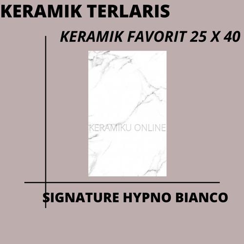 Jual SIGNATURE HYPNO BIANCO KERAMIK DINDING 25 X 40 - Kota Tangerang ...
