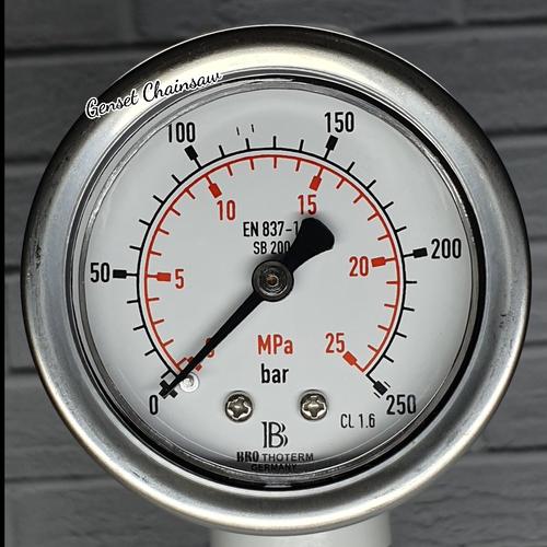 Jual Manometer Pressure Gauge SB 200 2Inch Back Mounting 1/4" SB200 250 ...