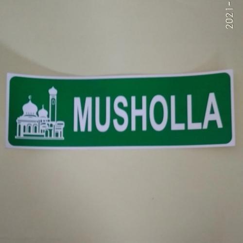 Jual stiker Label MASJID MUSHOLA sign rambu K3 tempat wudhu - MUSHOLA ...