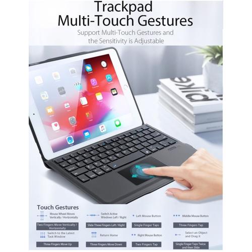 Jual iPad Pro M2 11" 2022 DUX DUCIS Bluetooth Wireless Keyboard ...