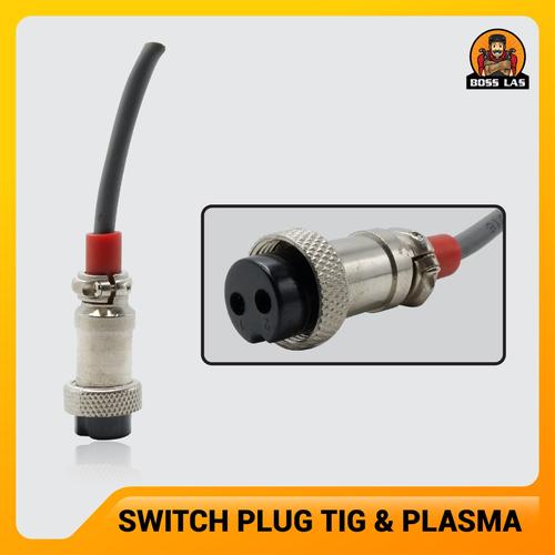 Jual Switch plug adaptor Connector Konector Tig Plasma Torch Mesin Las ...