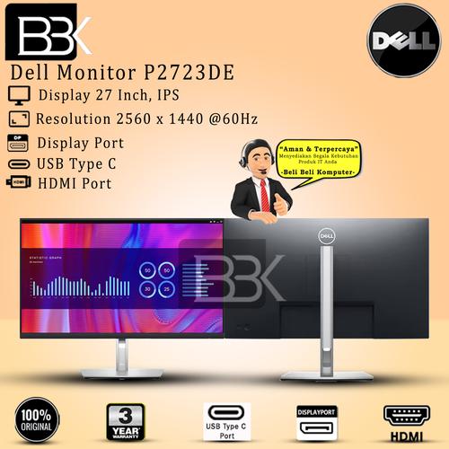 Jual Monitor Dell 27" inch Monitor P2723DE 3 Year - Jakarta Pusat ...