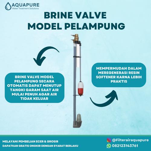 Jual Safety Brine valve float ( model pelampung ) tangki garam / brine ...