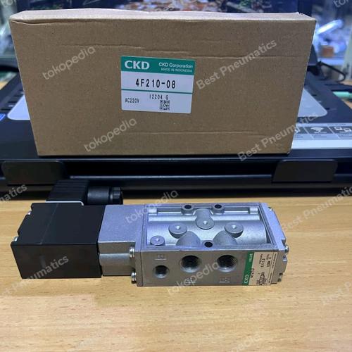 Jual Solenoid Valve CKD 4F210-08 220V - Jakarta Barat - Best Pneumatics ...