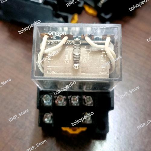 Jual relay LY4 220vac omron + socket - Jakarta Pusat - RJE Electric_NEW ...