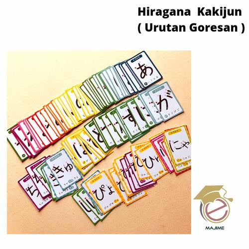 Jual Kartu Jepang Hiragana Kakijun (Urutan Goresan) - Kab. Bantul ...