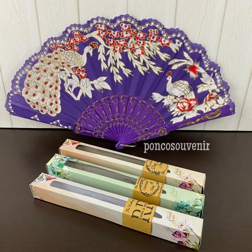 Jual (+KERTAS UCAPAN) KIPAS MERAK KAIN GLITER KEMASAN BOX - Jakarta ...