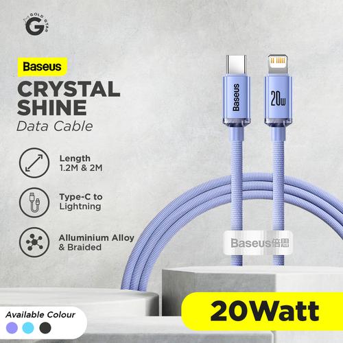Promo Baseus - Kabel data - Crystal Shine Type-C to Lightning 20W 1.2M ...