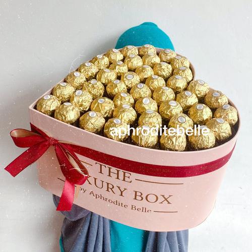 Jual Ferrero Box bentuk Hati Premium / Hadiah Valentine / Box Coklat ...