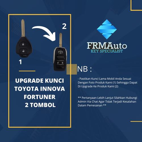 Jual Casing Kunci Lipat Toyota Innova Fortuner Vios Yaris 2 Tombol ...