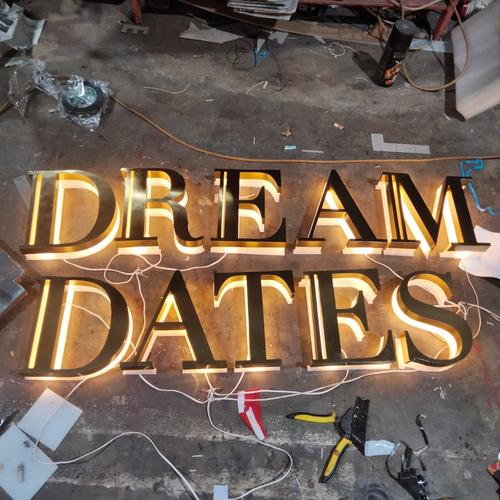 Jual Signage Galvanis Backlight LED Papan Nama Cafe Resto Bar - Jakarta ...