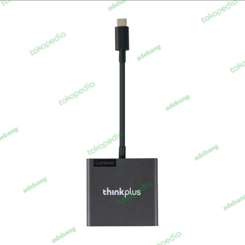 Jual Lenovo Thinkplus Type C To HDMI VGA & USB Adapter - Jakarta Pusat - Adebang | Tokopedia