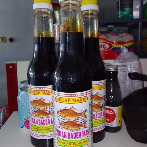 Jual kecap manis bader 600ml / kecap manis cap 2 ikan bader mas 600ml ...