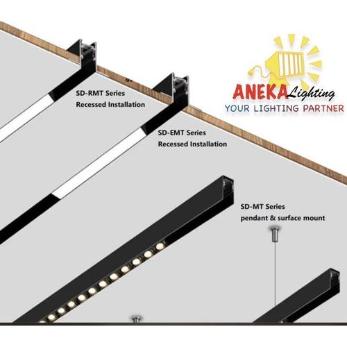 Jual Magnetic Lighting Track System / Sistem Lampu Track dengan Magnet ...