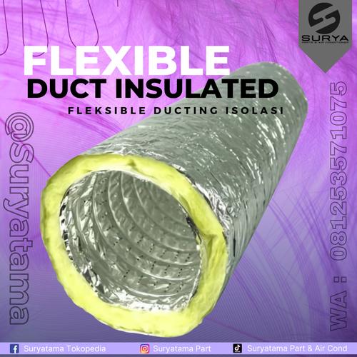 Jual Flexible Duct Insulated / fleksible Duct Isolasi - 10 inchi - Kota Makassar - SURYATAMA ...