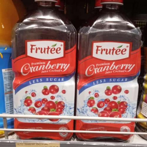Jual Frutee Cranberry Juice Less Sugar Premium USA 975ml - Jakarta ...